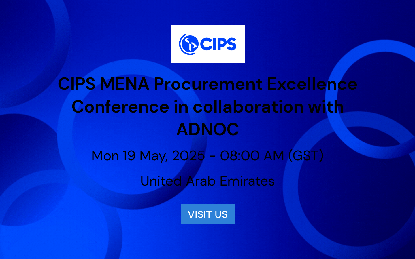 CIPS MENA Procurement Excellence Conference in collaboration with ADNOC