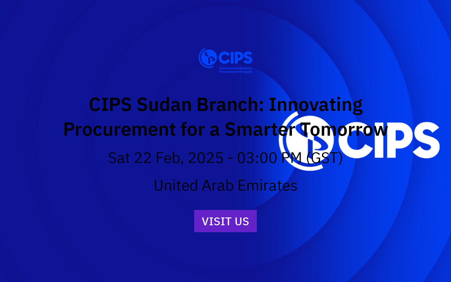 CIPS Sudan Branch: Innovating Procurement for a Smarter Tomorrow
